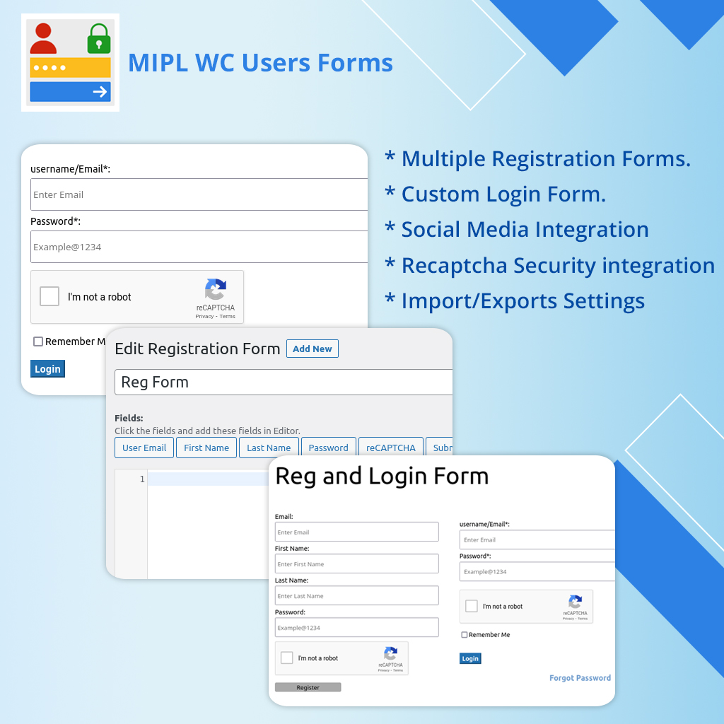 MIPL WP User Forms Pro – Advanced WordPress User Registration & Login ...